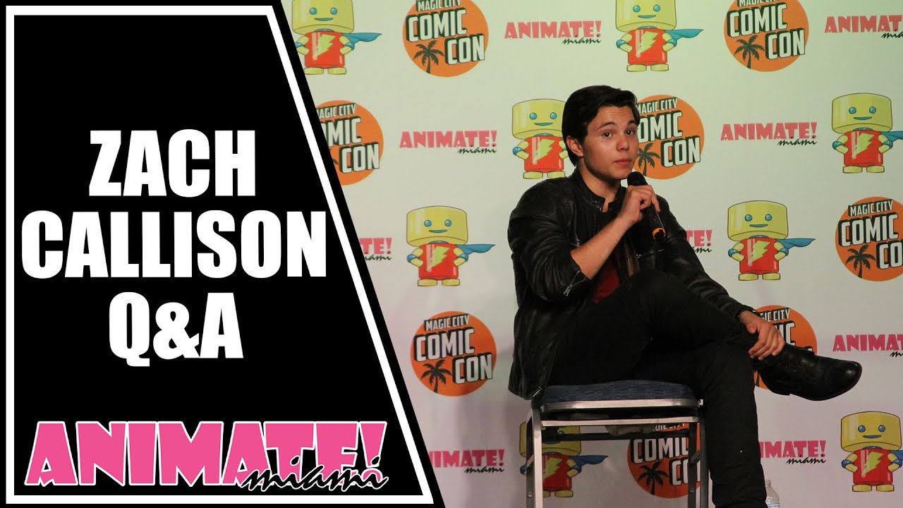 Zach Callison Q A At Animate Miami 2015 Youtube