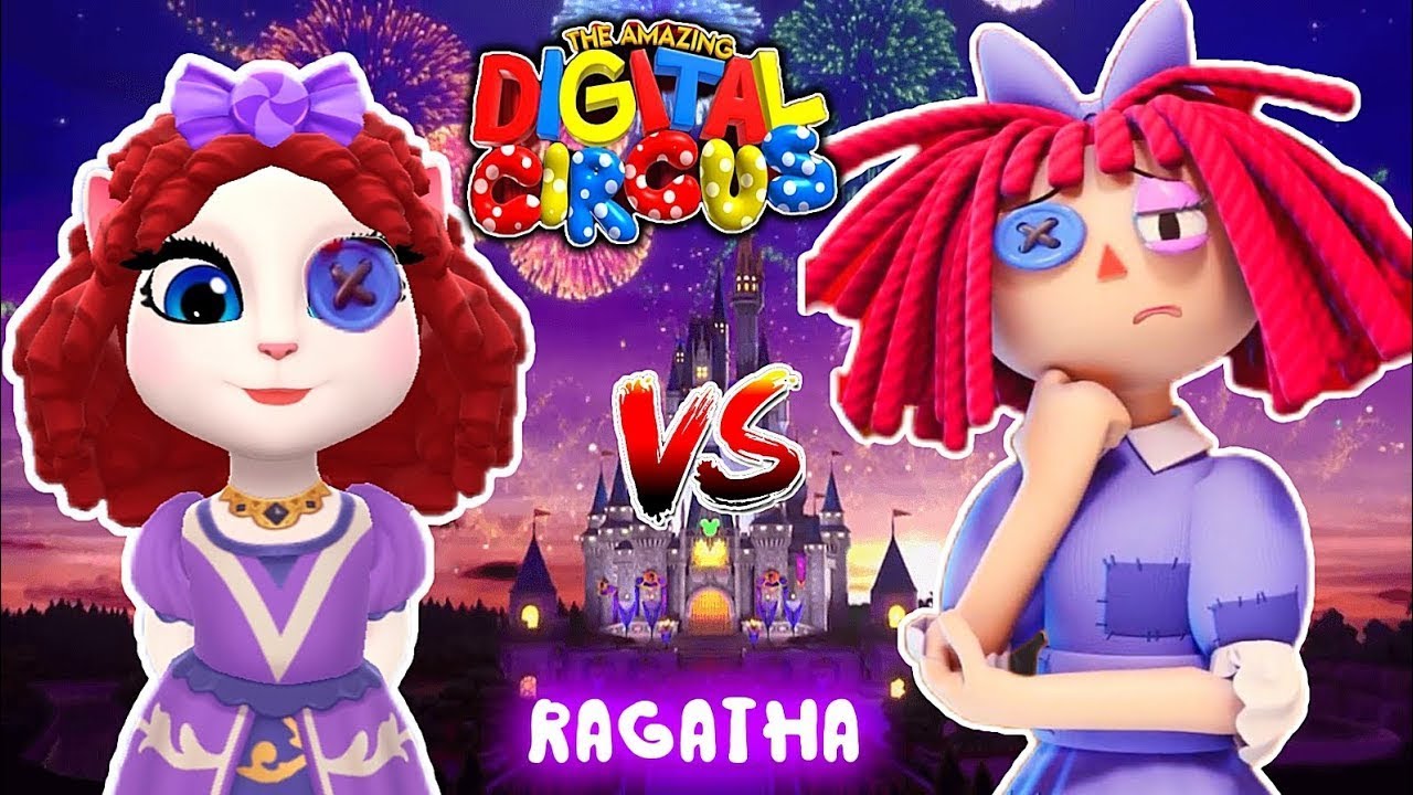 The Amazing Digital Circus Ragatha Vs My Talking Angela 2 Cosplay