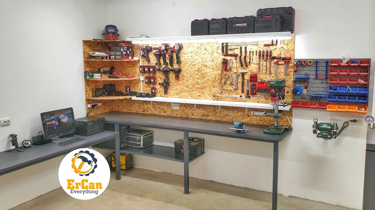 Diy Dream Workshop Garage Transforming An Old Room Into A Man Cave