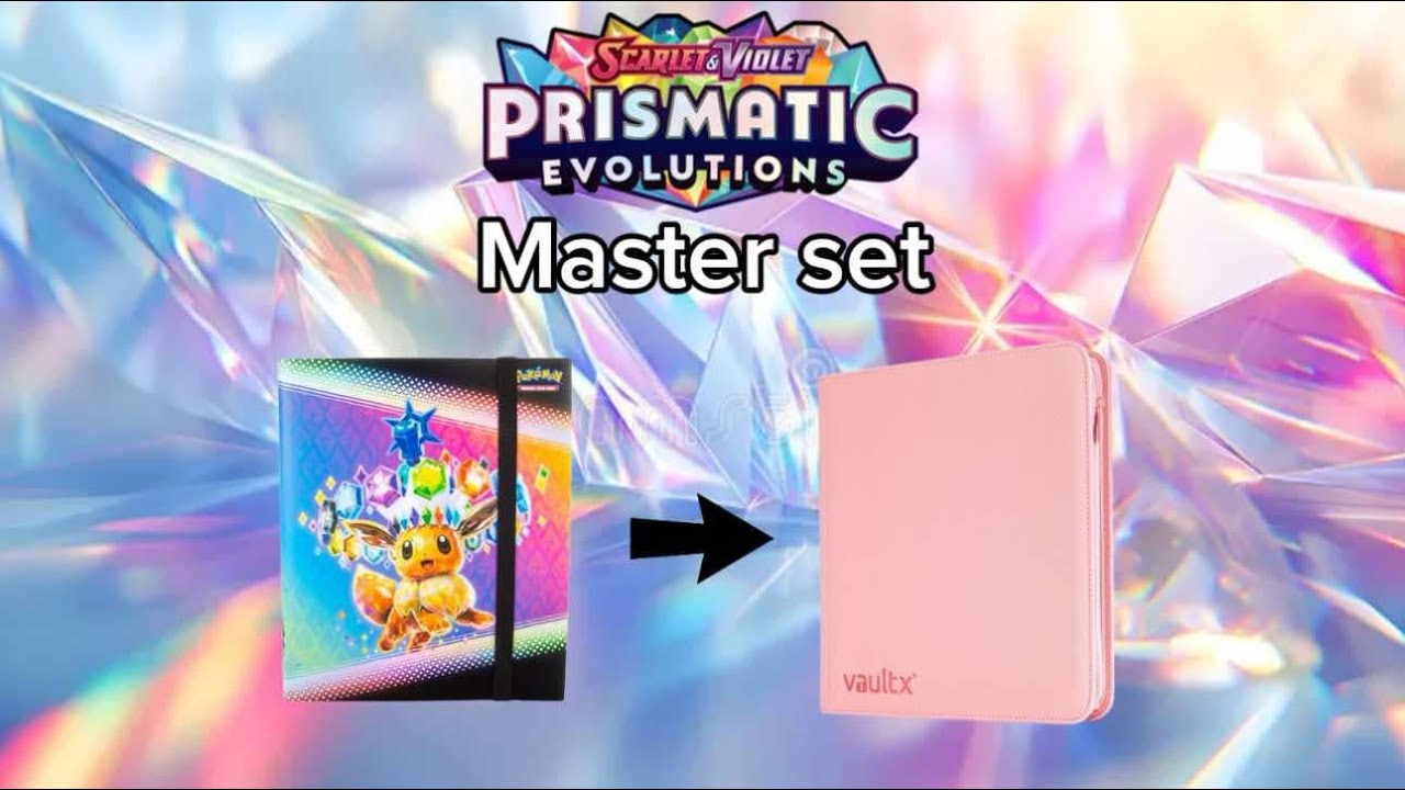 Prismatic Evolutions Master Set Built Beginning Youtube