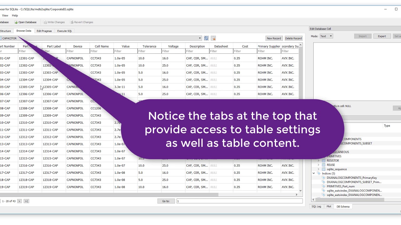 Sqlite Databse Editor Youtube