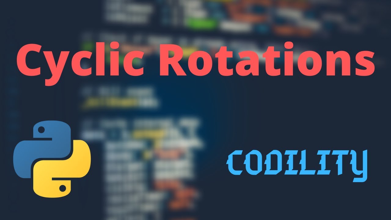 Codility Cyclicrotation Python Youtube