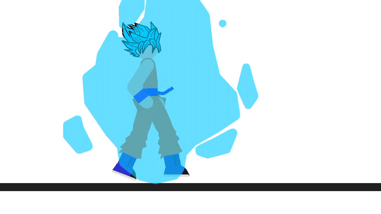 Super Saiyan Blue Test Stick Nodes Youtube