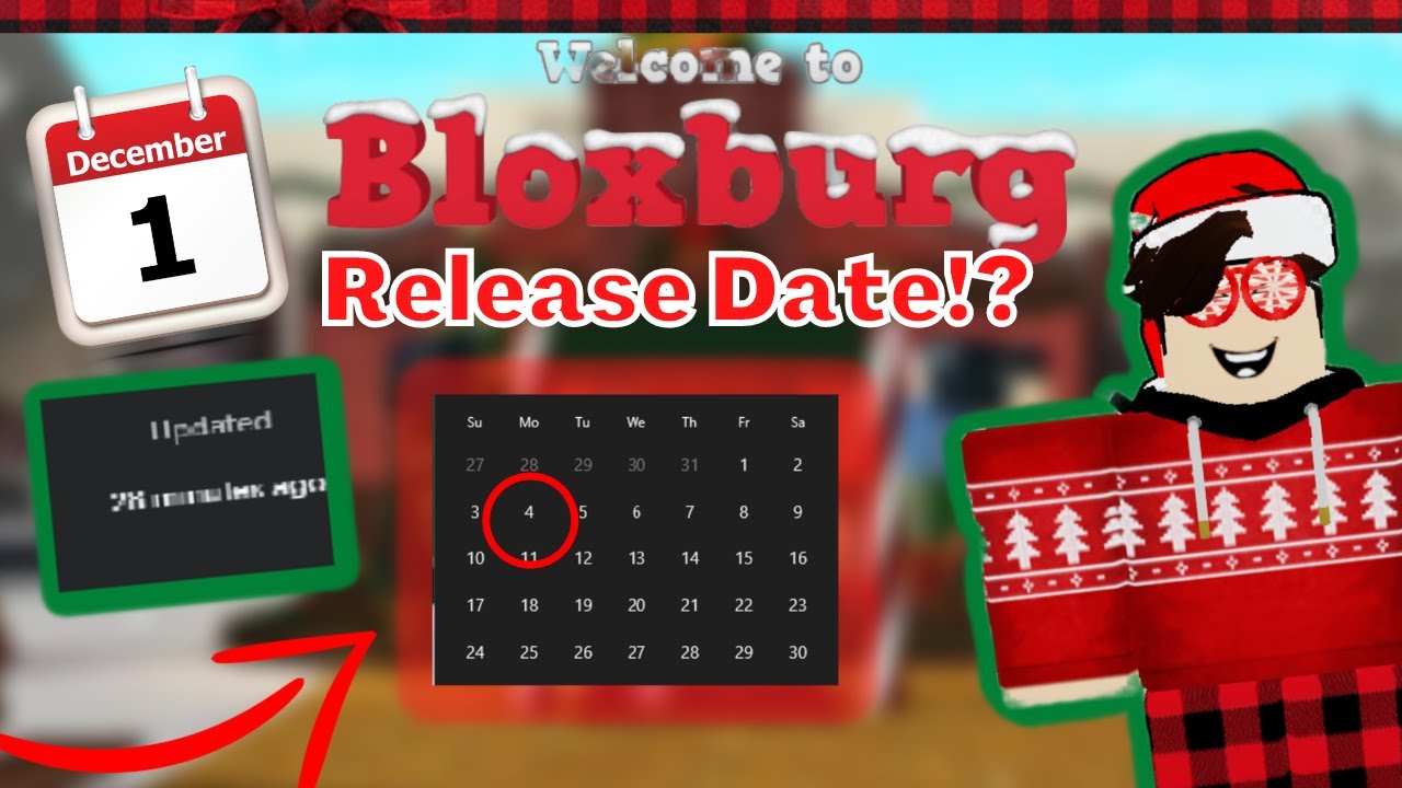 Bloxburg Christmas Update Release Date Youtube