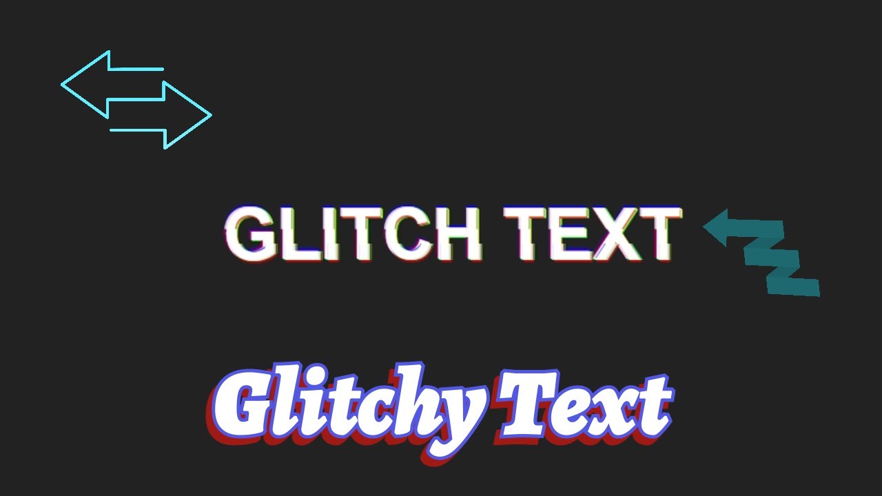 Let S Make Powerful Glitch Text With Html Css Only Youtube