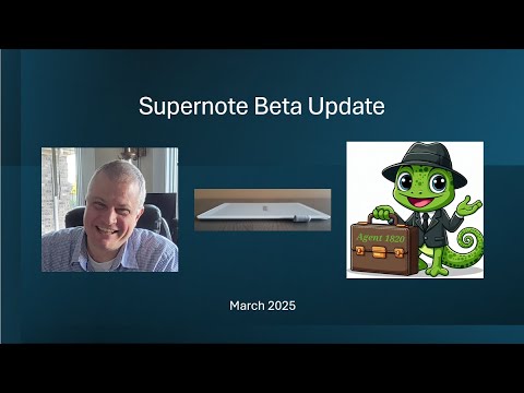 Supernote Beta March 2025 Youtube