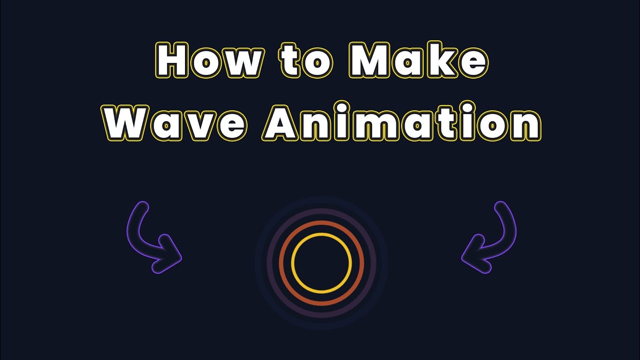 Wave Animation Effect Only With Css Youtube