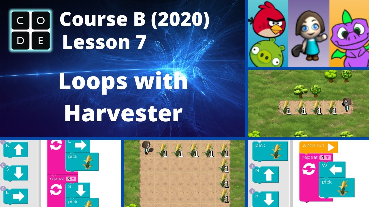 Basic Programming Code Org Course B Lesson 7 Youtube