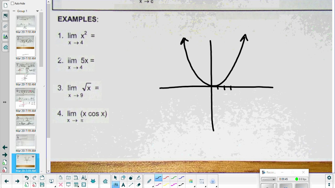 Introduction To Limits Lesson Part 3 4 3 19 Youtube