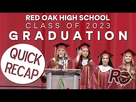 Red Oak High School Graduation 2023 Youtube