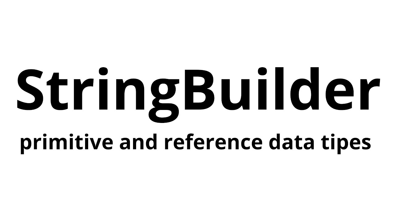 Stringbuilder Youtube