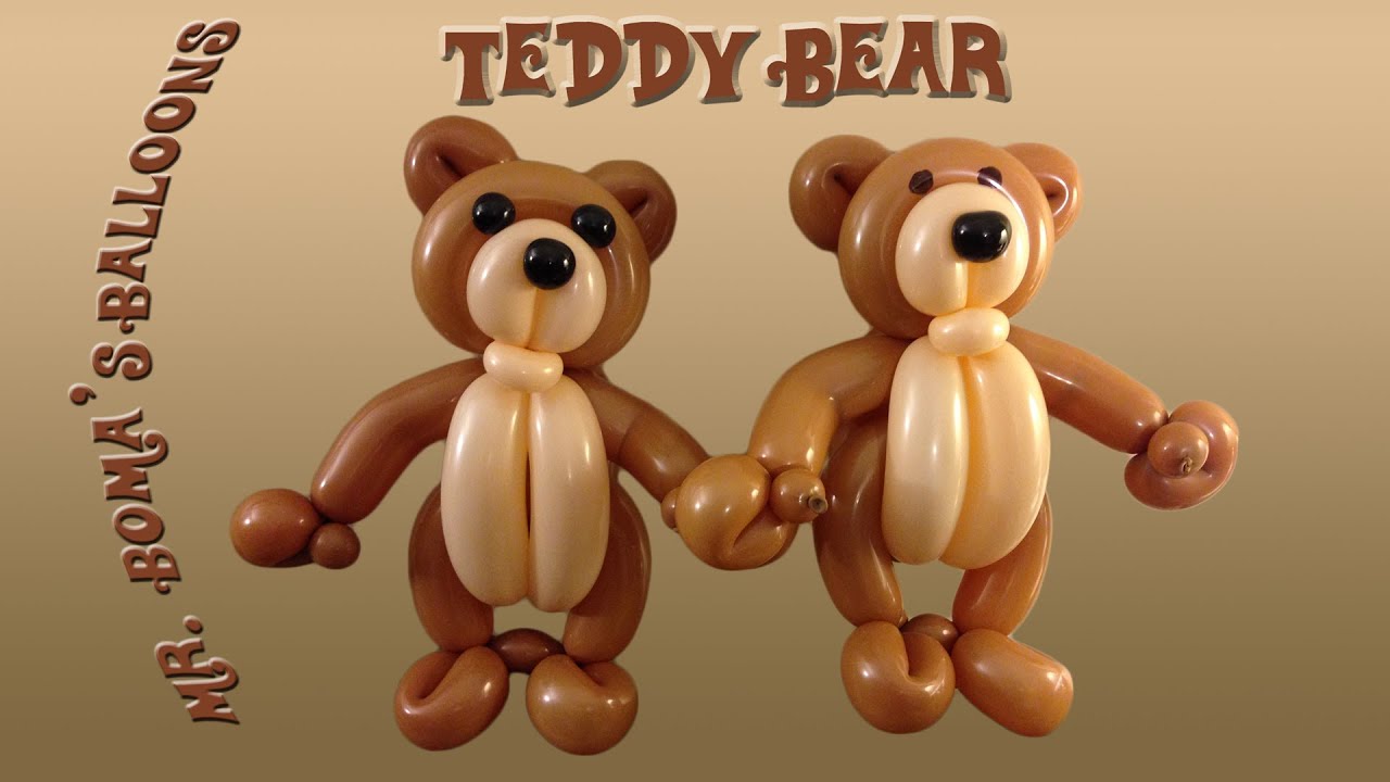Classical How To Make Teddy Bear From Balloon 53 Off