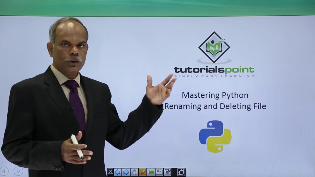 Python Renaming Deleting File Youtube