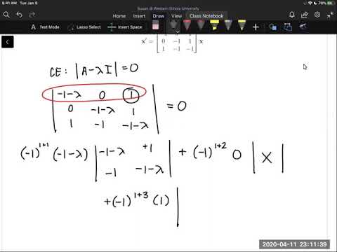 Multiple Eigenvalue Solutions Part Ii Youtube