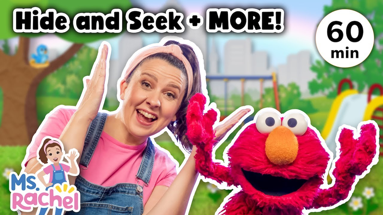 Hide And Seek With Ms Rachel Elmo More Games Kids Songs Nursery