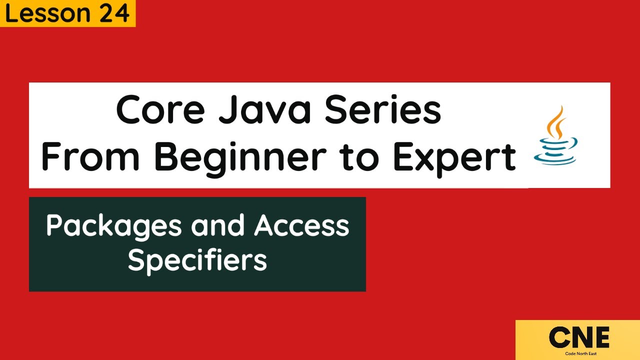 Lesson 24 Packages And Access Specifiers In Java Core Java Tutorial