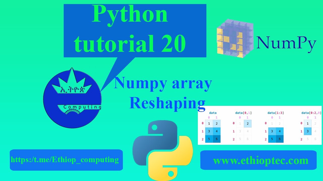 Reshaping Numpy Arrays In Python A Stepbystep Pictorial Tutorial