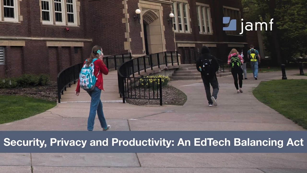Security Privacy And Productivity An Edtech Balancing Act Youtube