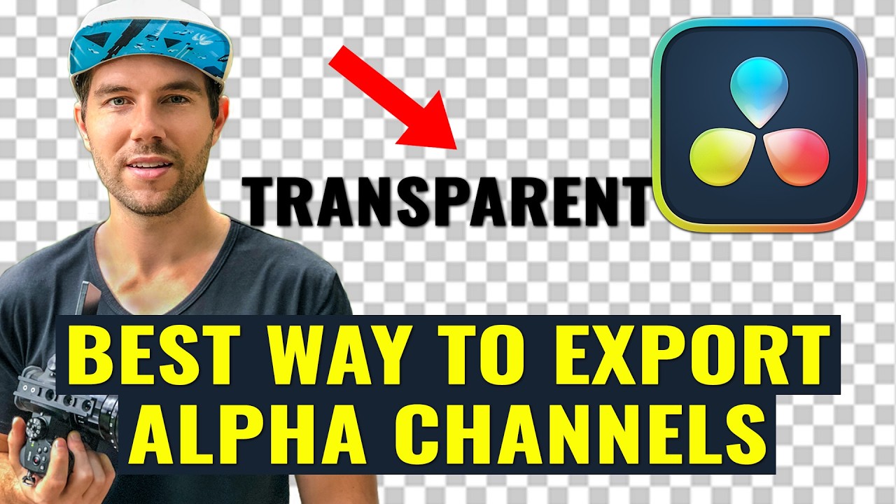 Best Way To Export Alpha Channels In Davinci Resolve 19 With Small File