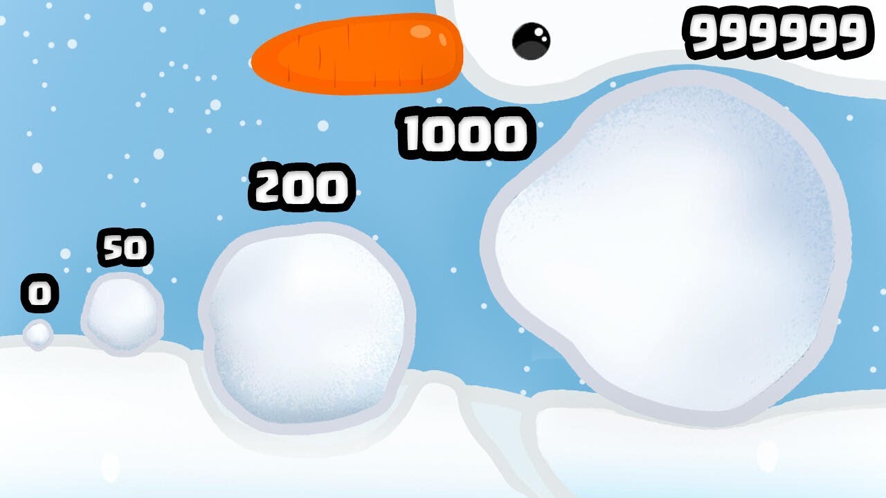 I Grew A Snowball To Max Size Youtube