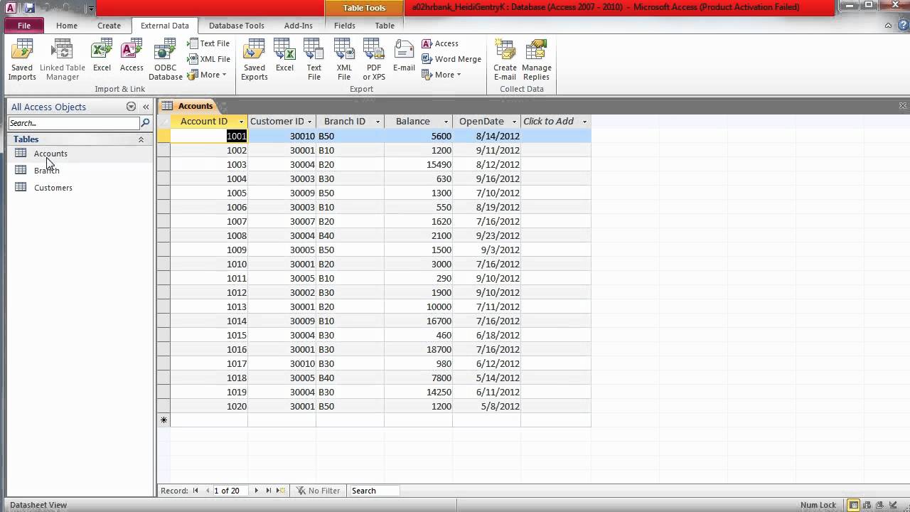 Ms Access Dates Slideadams