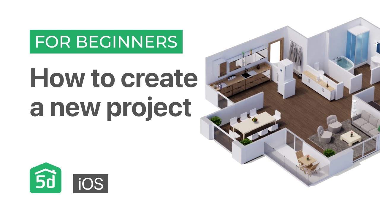 How To Create A New Project On The Ios Mobile And Tablet Planner 5d