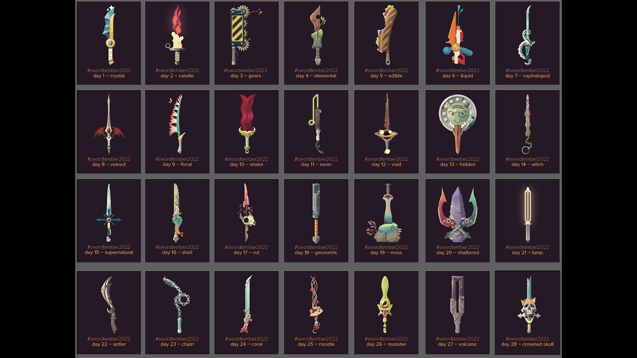 Swordtember 2022 Day 1 28 Youtube