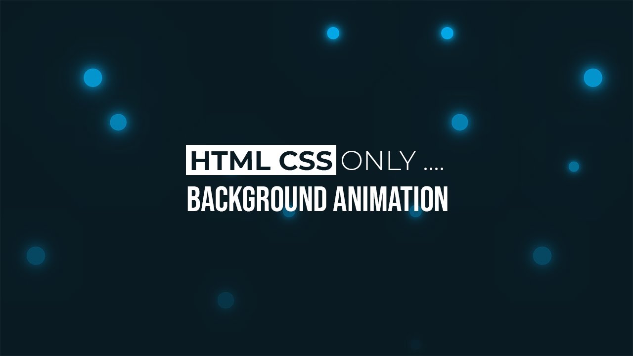 Css Only Animated Background Background Animation Html Css Youtube