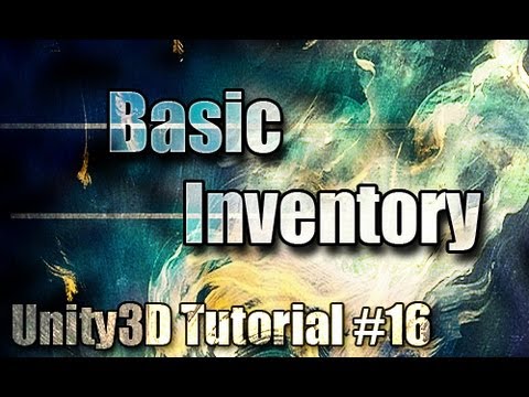 Unity3d Tutorial 16 Basic Inventory System Free Script Included