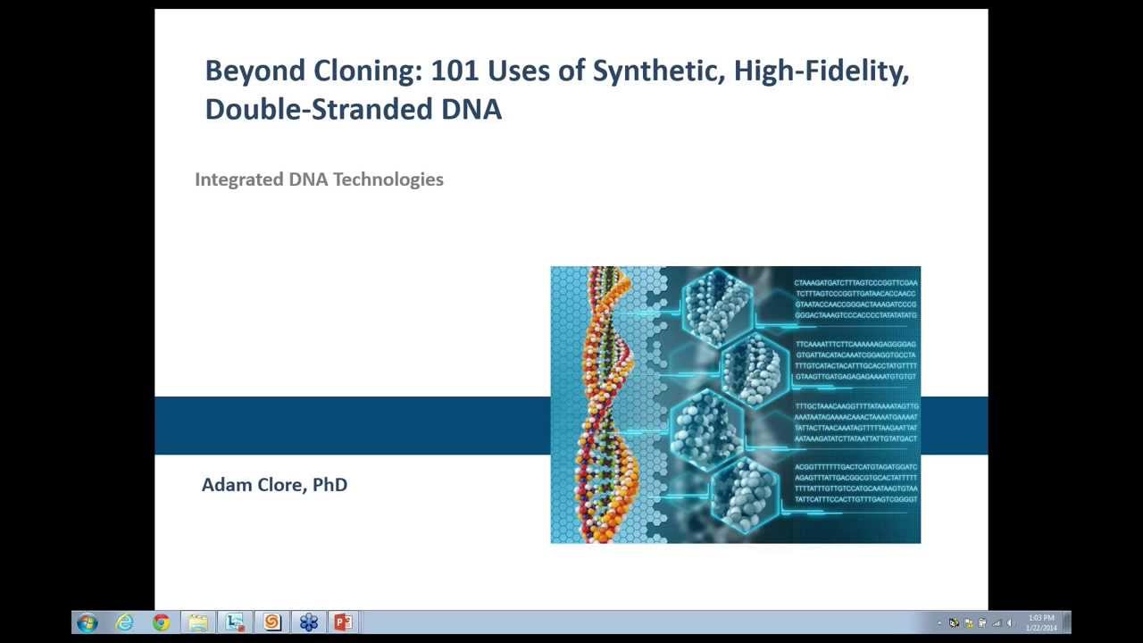 Beyond Cloning 101 Uses Of Gblocks Gene Fragments Youtube