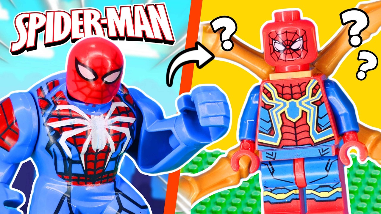 Unboxing Spiderman Minifigures Youtube