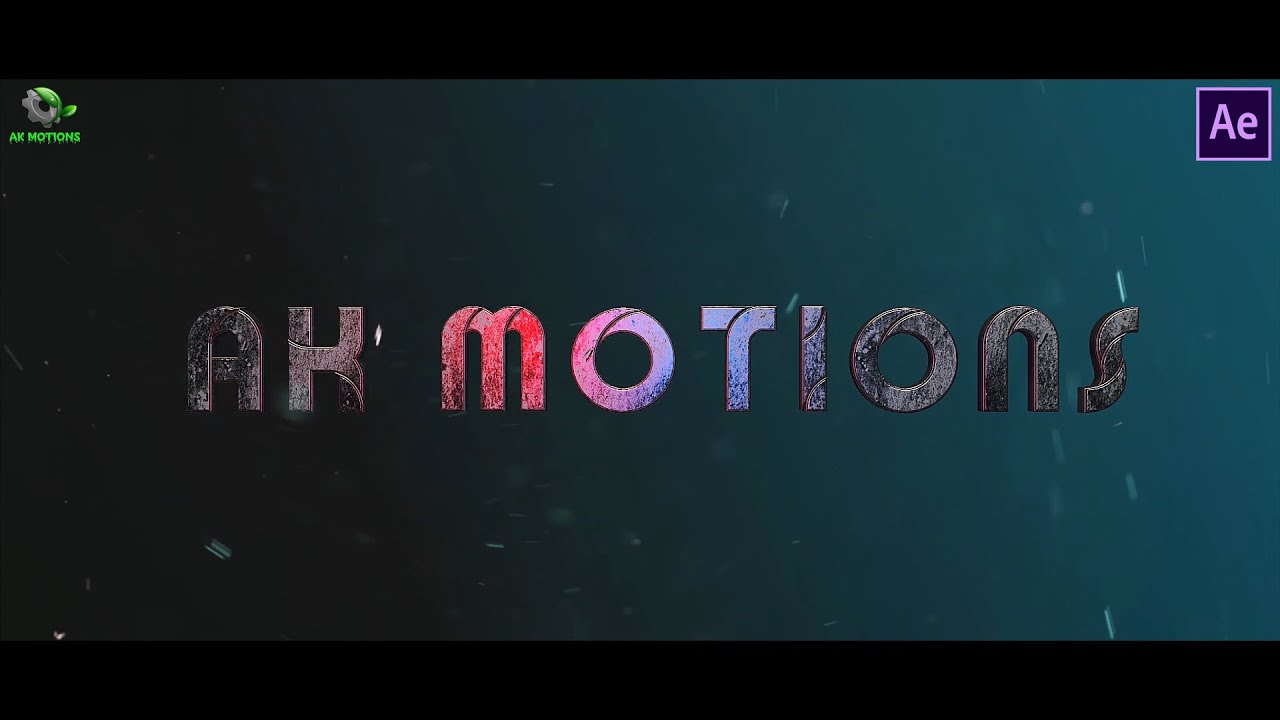 3d Title Animation Tutorial Element 3d After Effects Free 3d