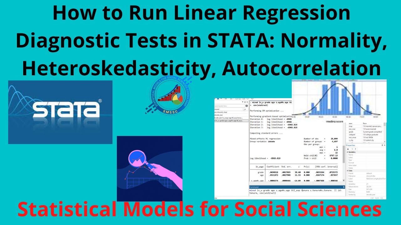 Linear Regression Diagnostic Tests In Stata Normality
