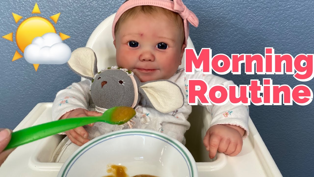 Reborn Toddler Morning Routine Realistic Baby Doll Roleplay Youtube