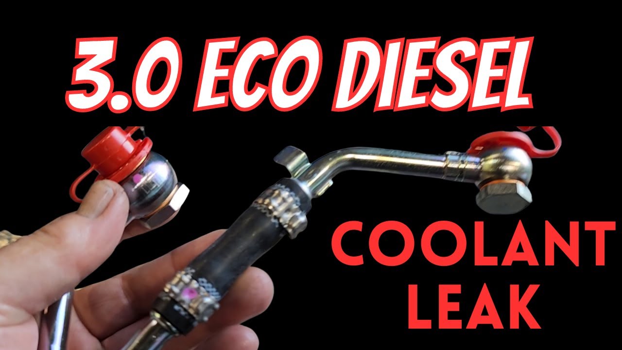 3 0 Eco Diesel Removing Intake Manifold For Coolant Leak Youtube