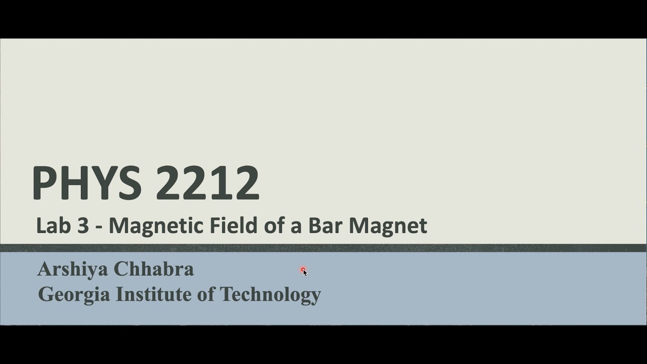 Phys 2212 Lab 3 Youtube