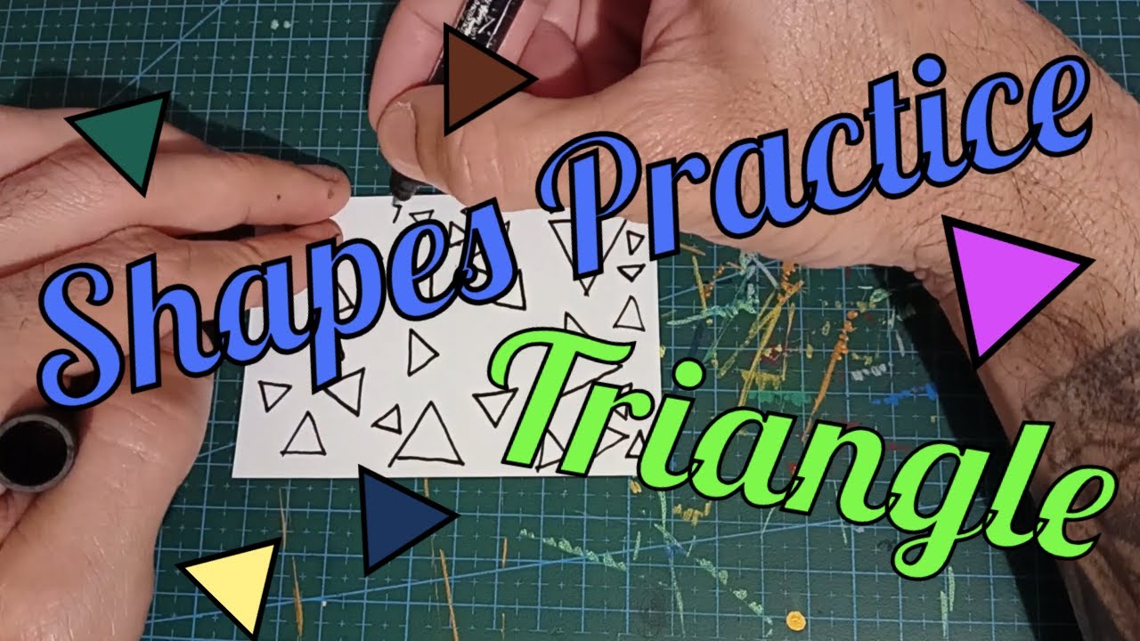 Shapes Practice Triangle Youtube