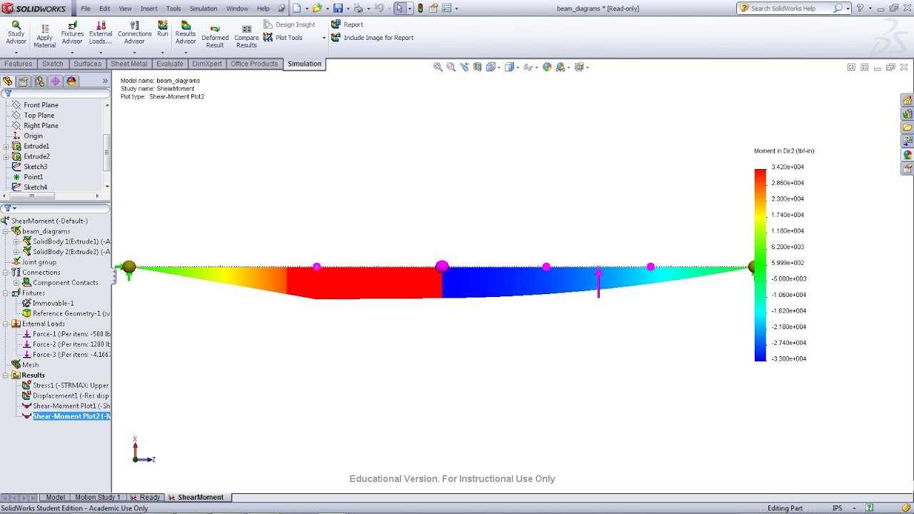 Static Analysis Help Using Solidworks Youtube