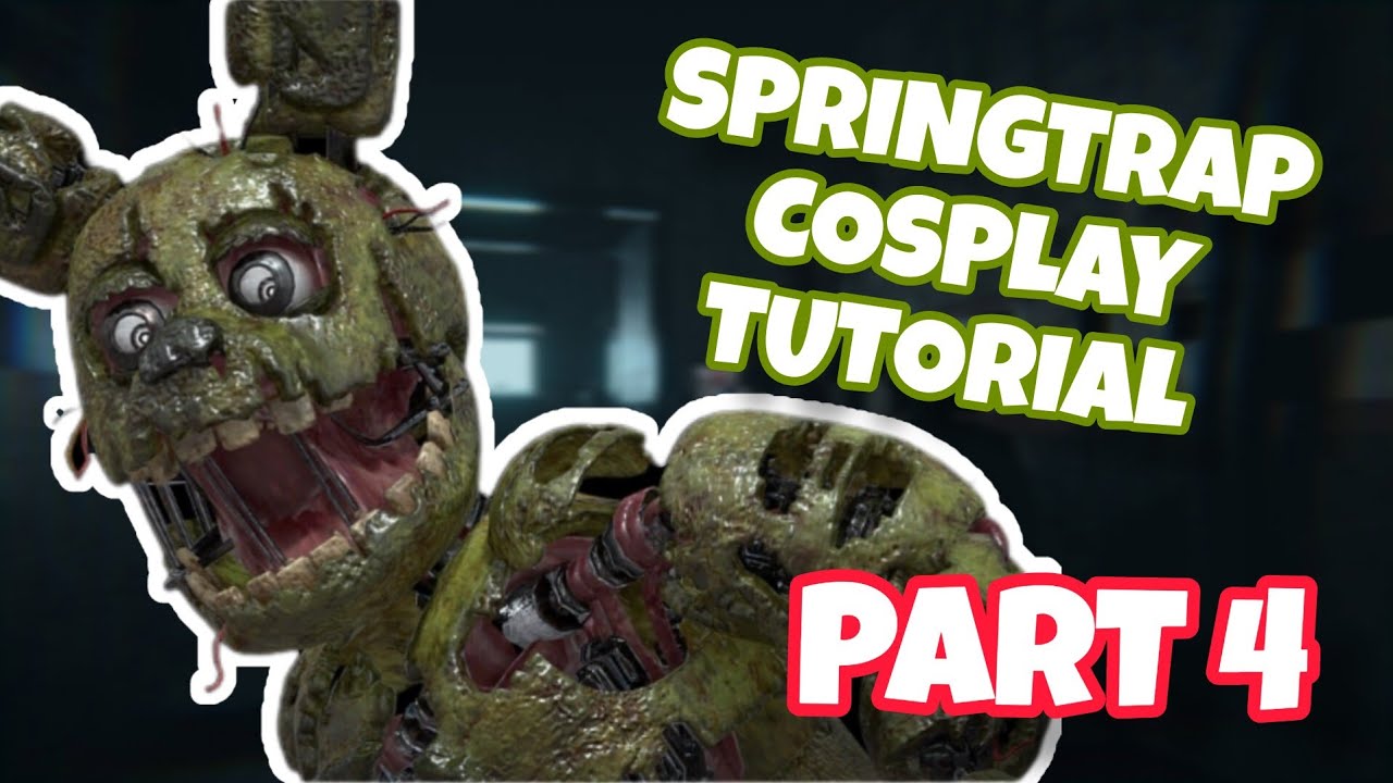 Fnaf Springtrap Cosplay Tutorial Part 2 Torso 50 Off