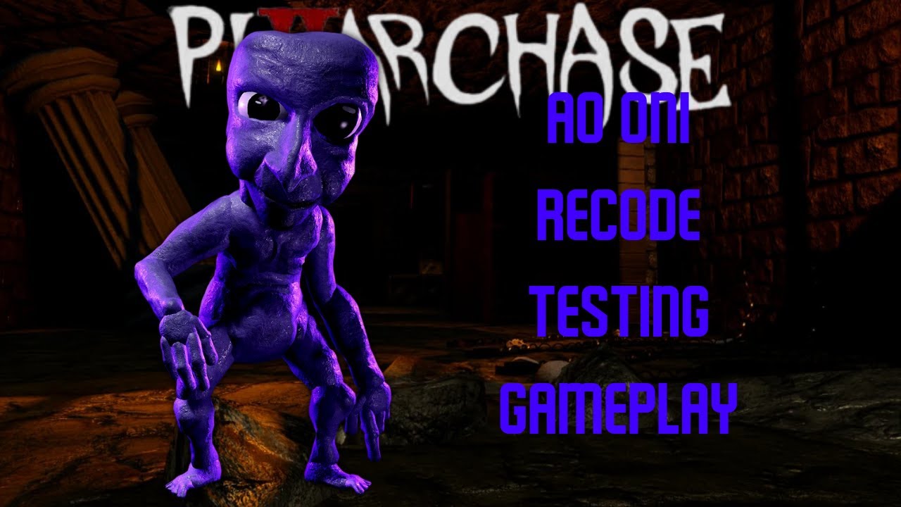 Ao Oni Recode Testing Gameplay Pillar Chase 2 Youtube