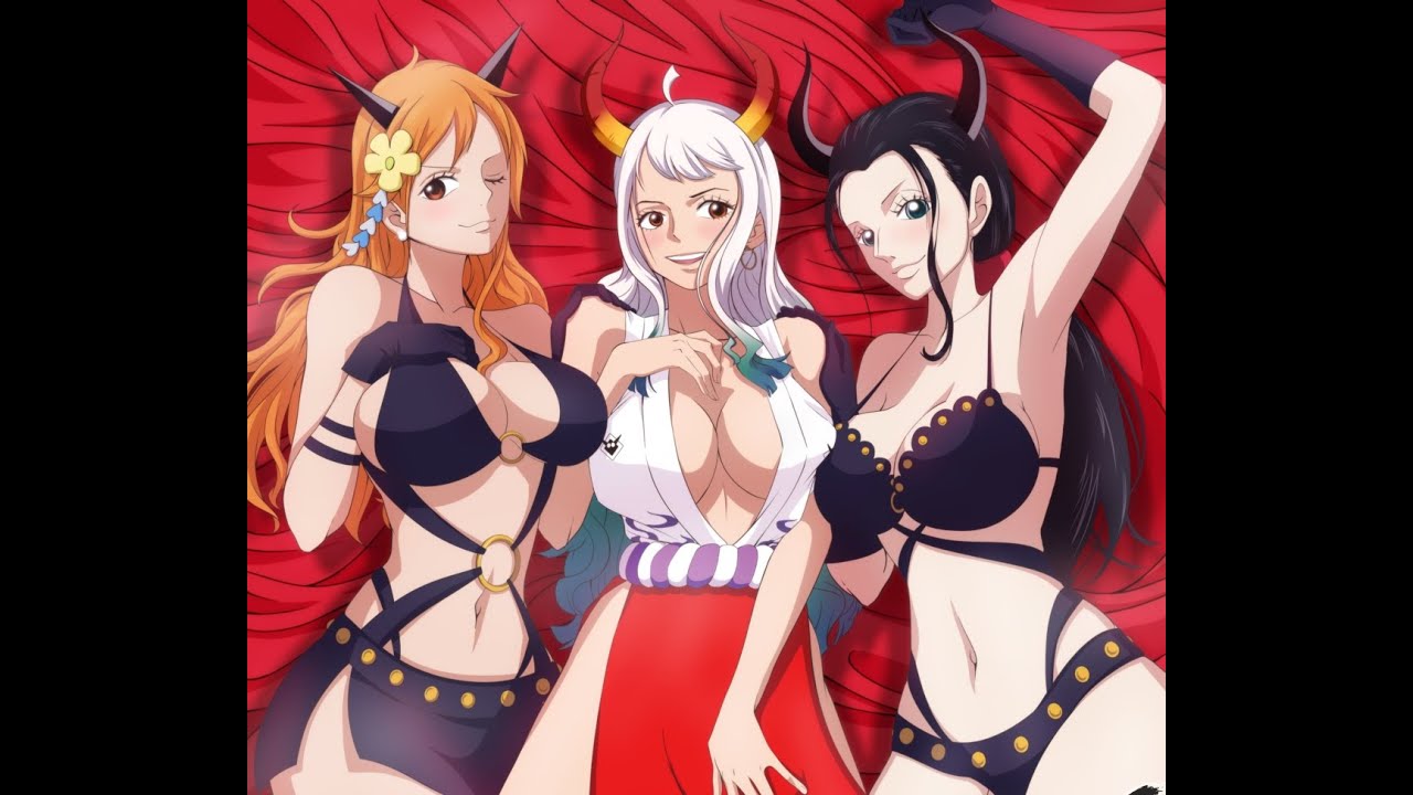 One Piece Onigashima Outfits Beast Pirates Nami Robin Straw