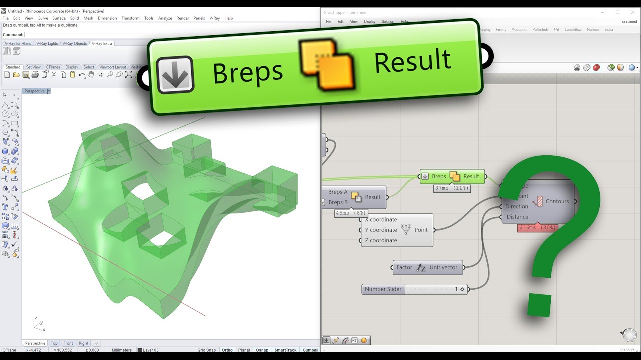 Grasshopper Tutorial Introduction To Solid Union Youtube