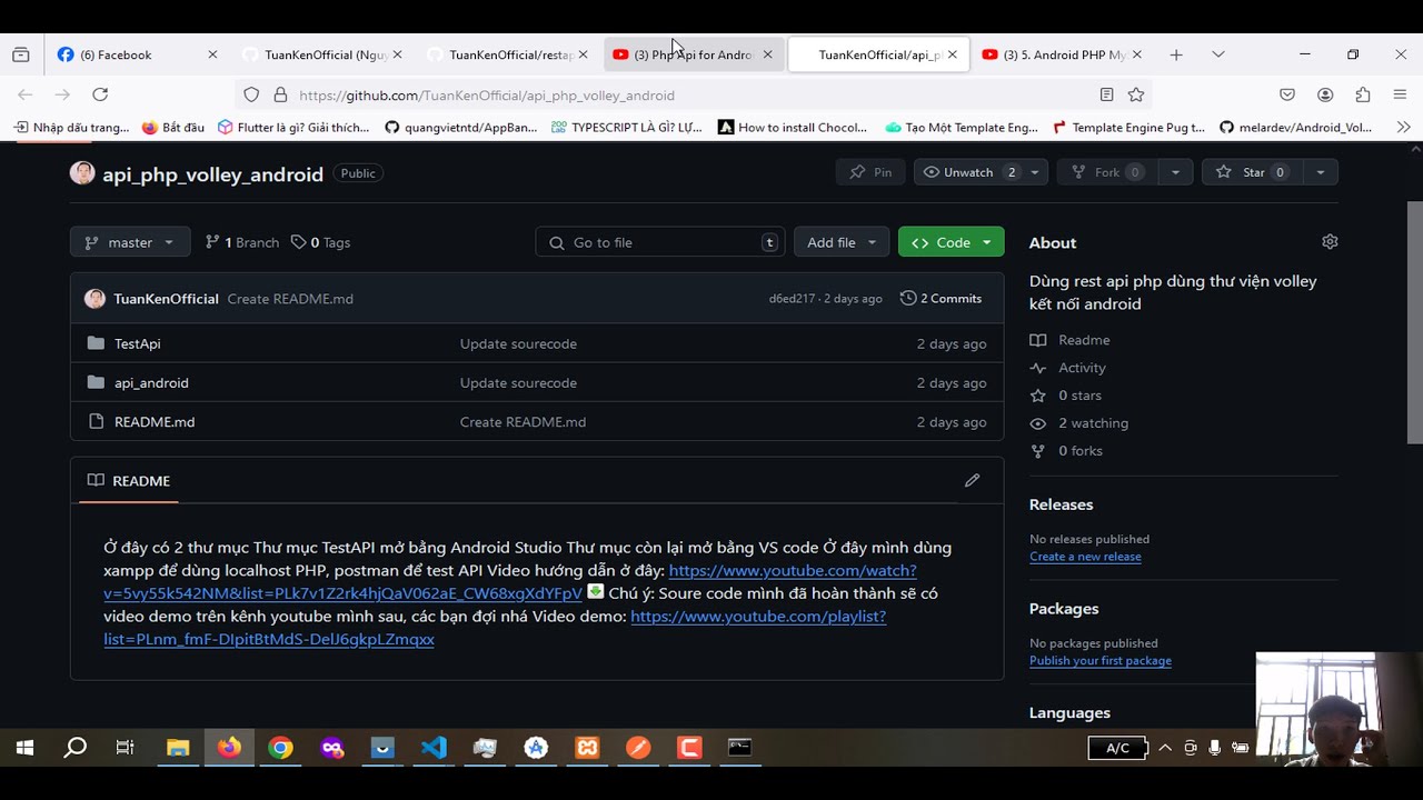 Android Php Mysql Api Youtube