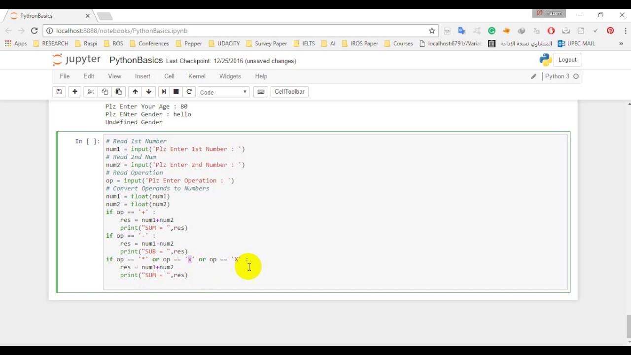 16 Python Course Lab2 Youtube