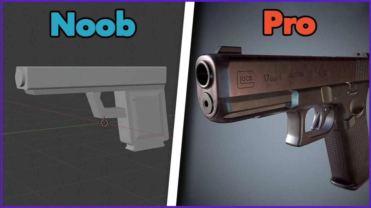 Blender Noob Vs Blender Pro Youtube