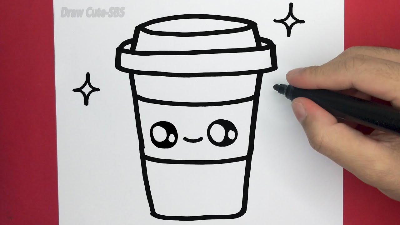 Cute Coffee Mug Drawing