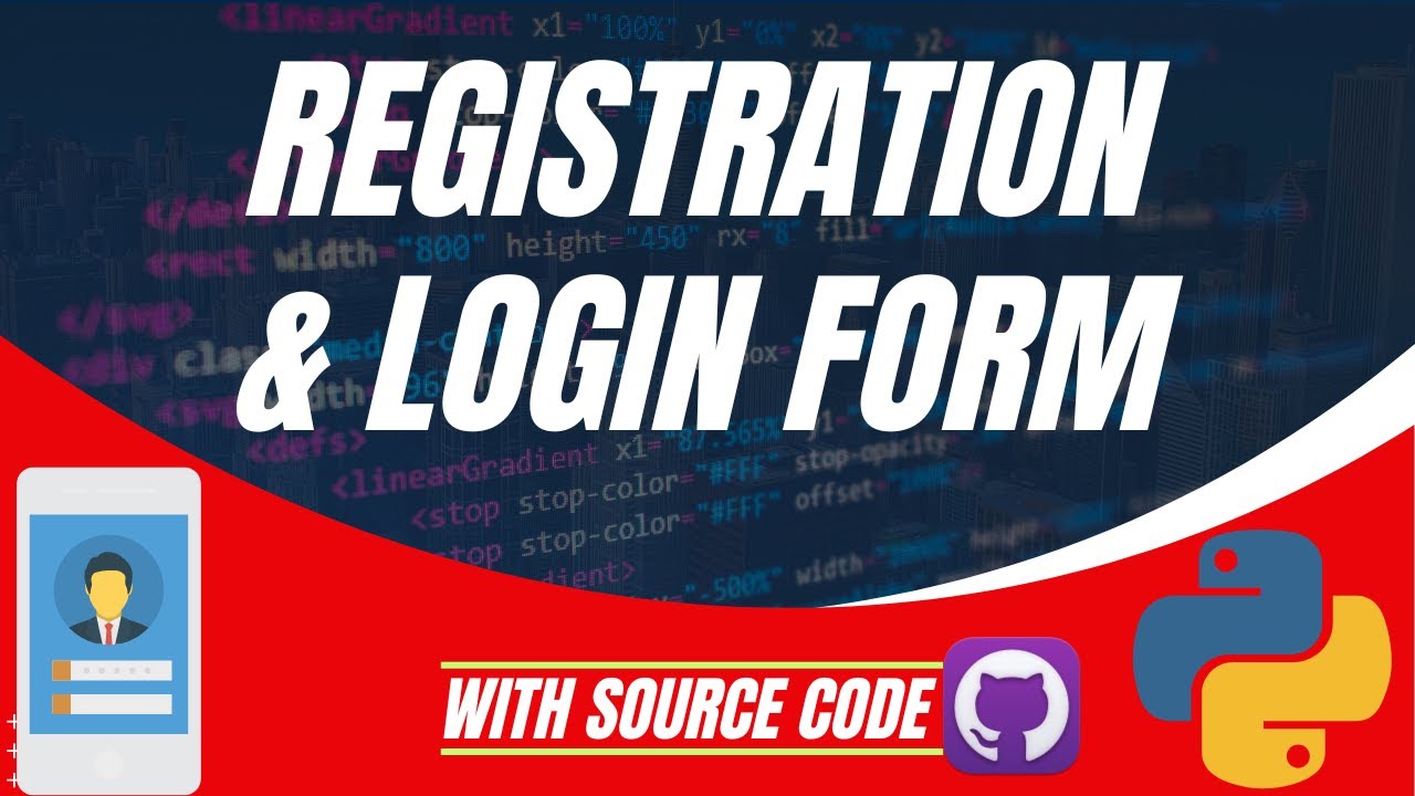 Python Projects For Beginners Registration Login Form System Project