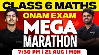 Class 6 Maths Onam Exam Mega Marathon Onam Exam 202 Doovi