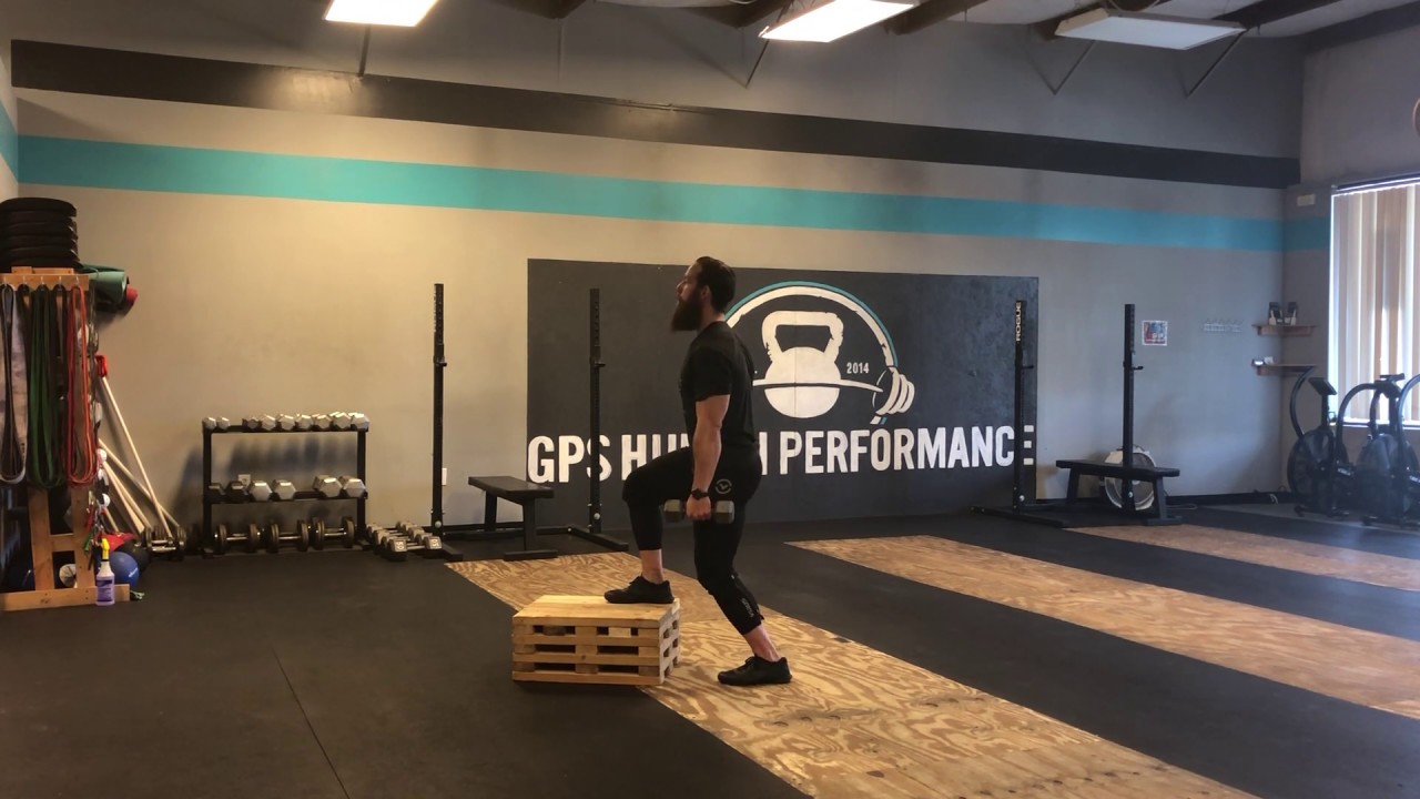Single Arm Db Step Ups Gps Human Performance Youtube