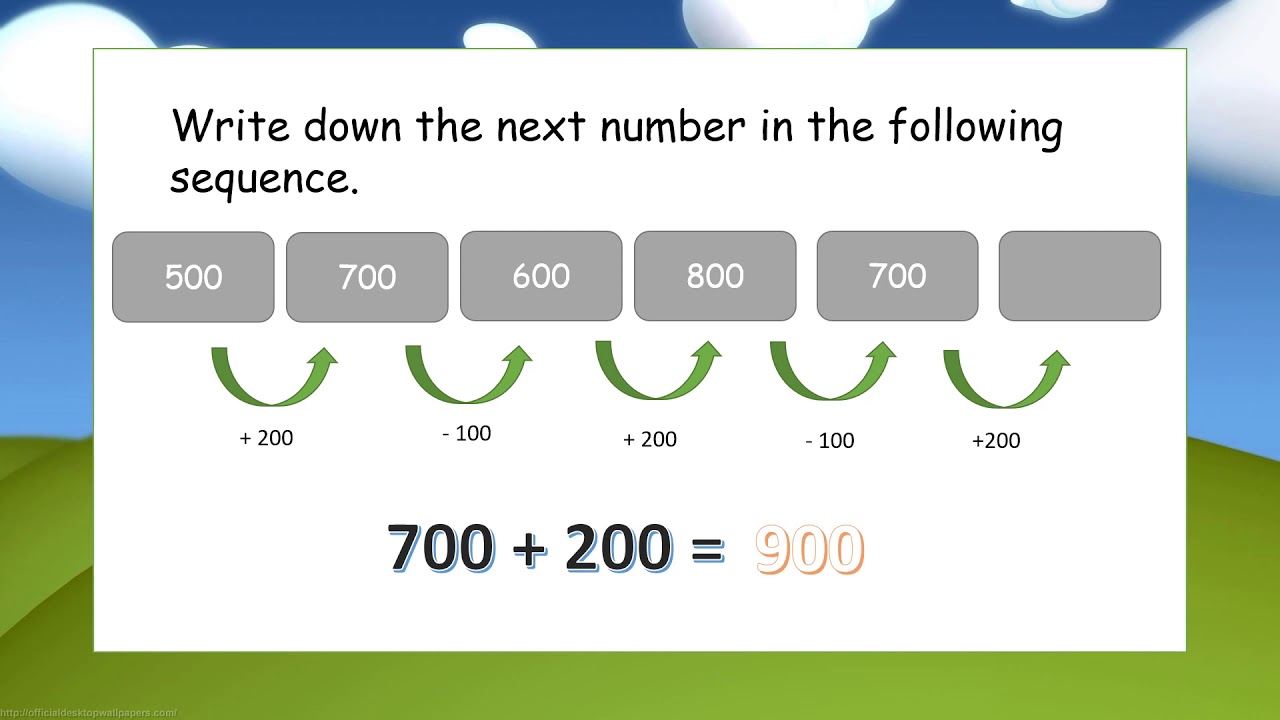 Number Patterns For Grade 3 Youtube